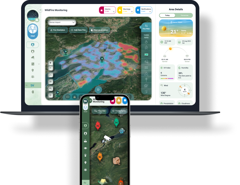 SenseNet - AI Mountain and Forest Fire Detection